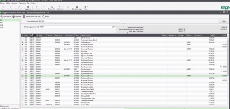 Sage100 Comptabilité pour une gestion financière maîtrisée
