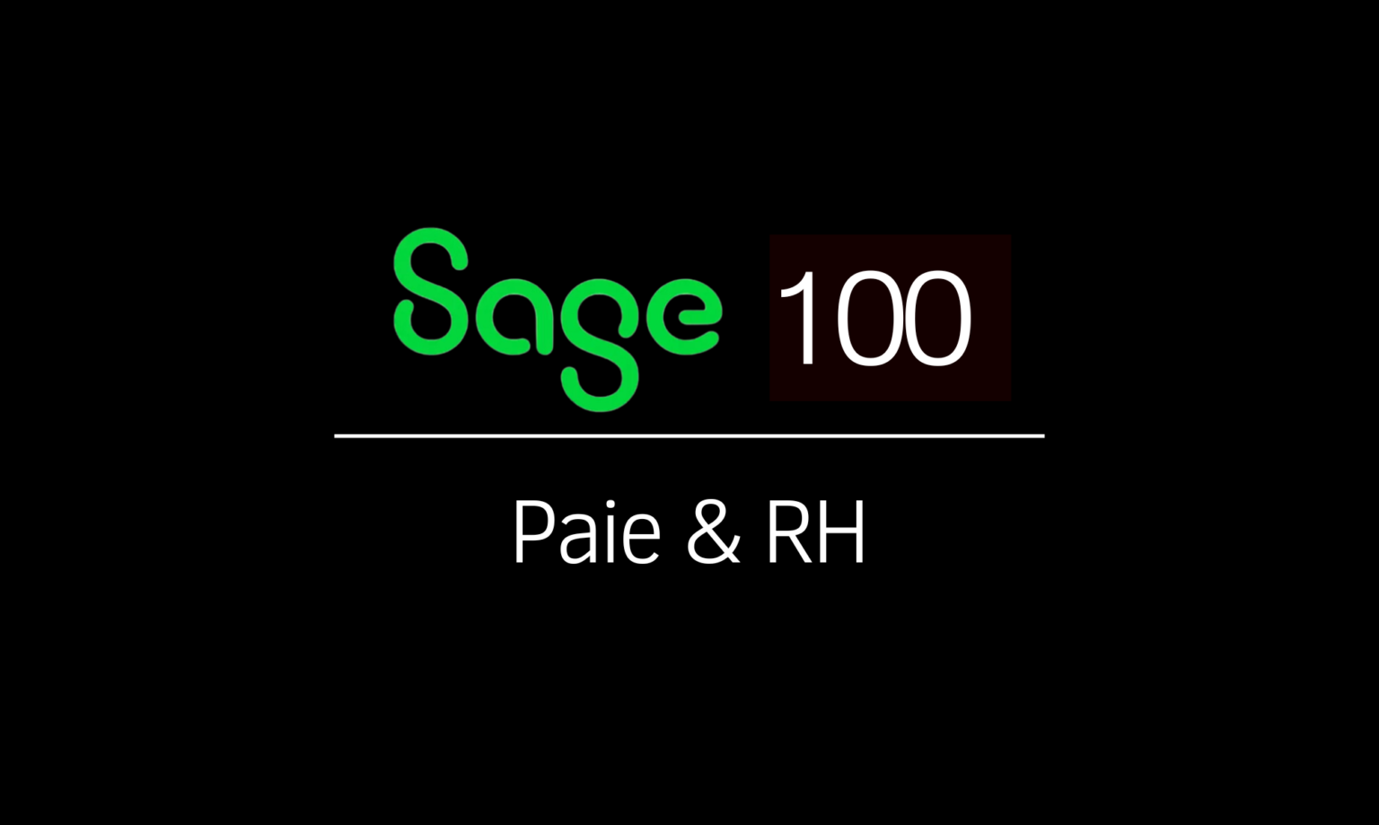 Sage100 Paie & RH - gestion simplifiée de la paie et déclarations